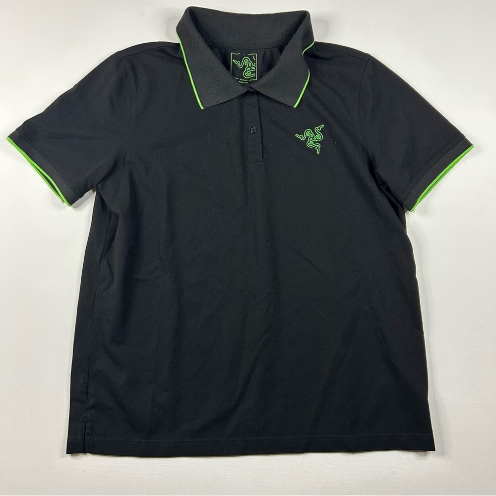 Razer Shirt Mens L Polo Snake Official Gamer Gaming E… - Gem